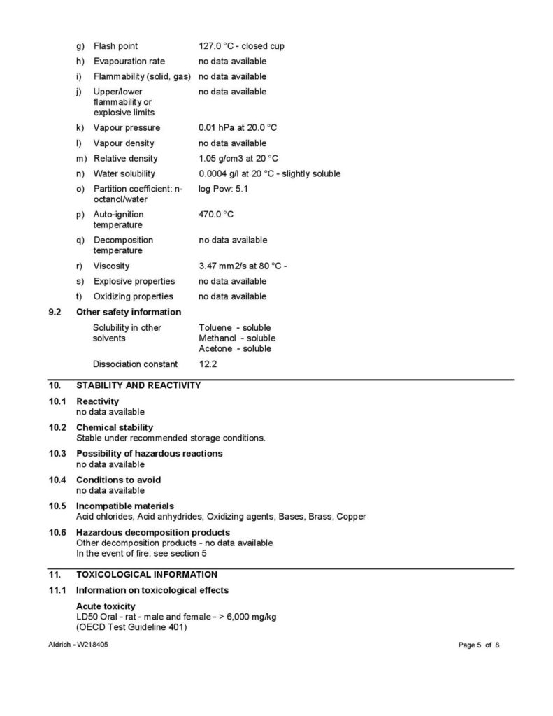 Butylated Hydroxytoluene (BHT) In Food - Uses, Safety, Toxicity